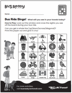Printable Activities | BusReady